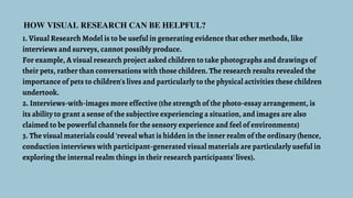 Visual research | PPT