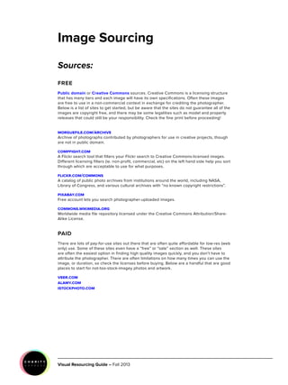 Visual resourcing guide | PDF
