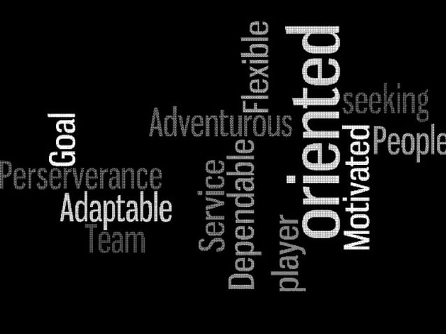 Visual resume assignment | PPT