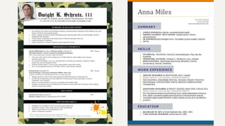 Visual Resume Writing | How-To Create a More Visual Resume | PPTX