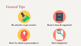 Visual Resume Writing | How-To Create a More Visual Resume | PPTX