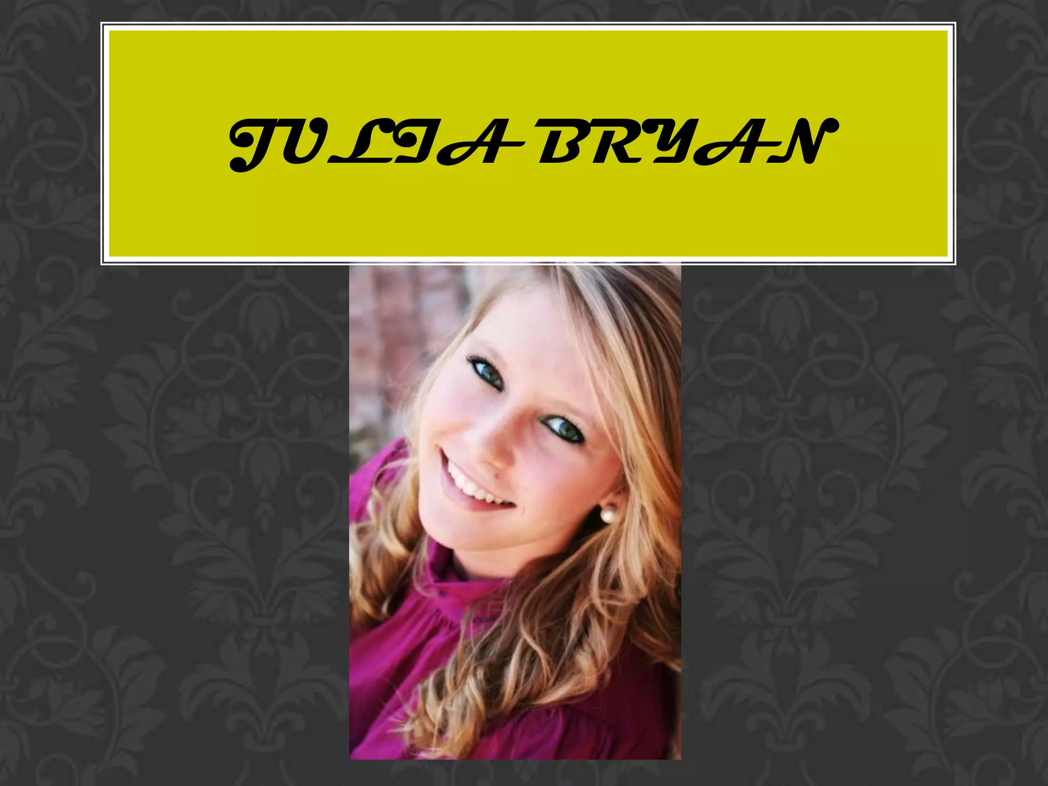 Visual resume bryan_julia | PPT