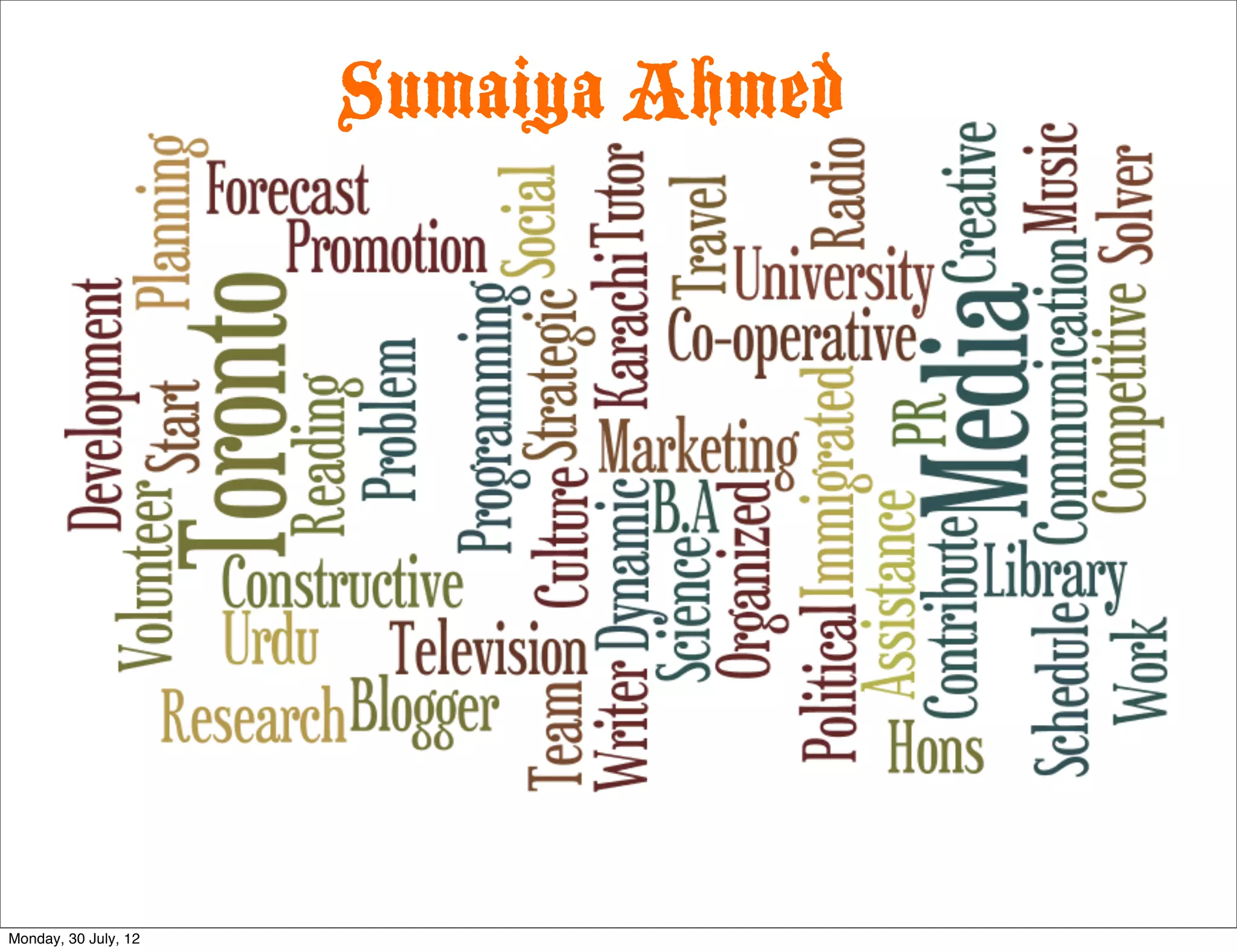 Visual Resume Sumaiya | PDF