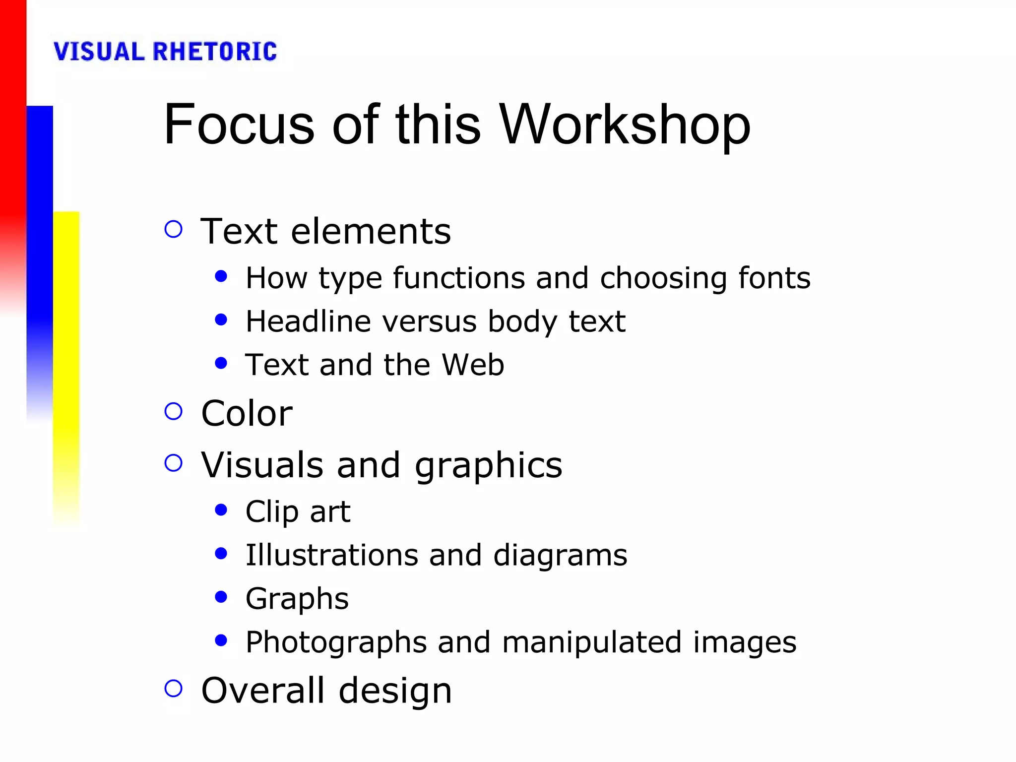 Visual Rhetoric | PPT