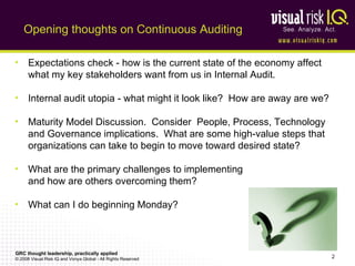 Visual Risk Iq + Audimation Deck For Charlotte Iia For Pdf Only | PPT
