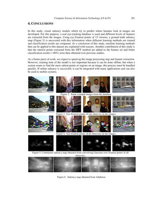 Visual Saliency Model Using Sift and Comparison of Learning Approaches | PDF