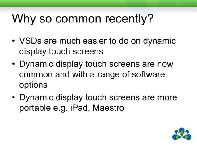 Visual Scene Displays | PPSX | Technology & Computing