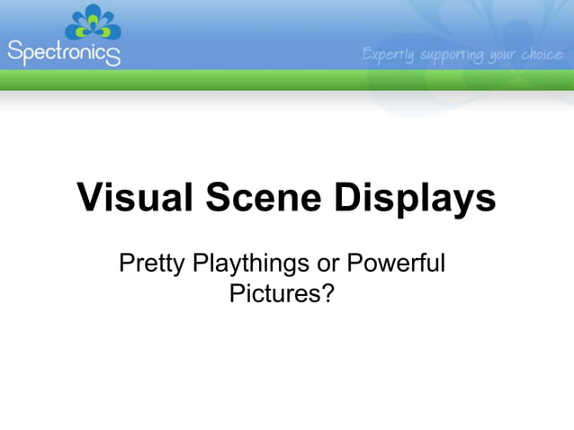 Visual Scene Displays | PPSX