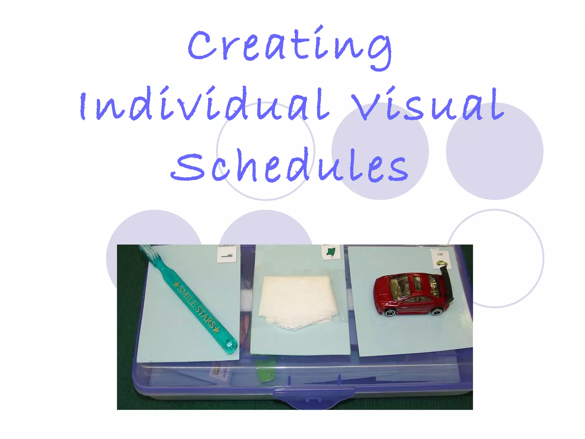 Visual schedules | PPT