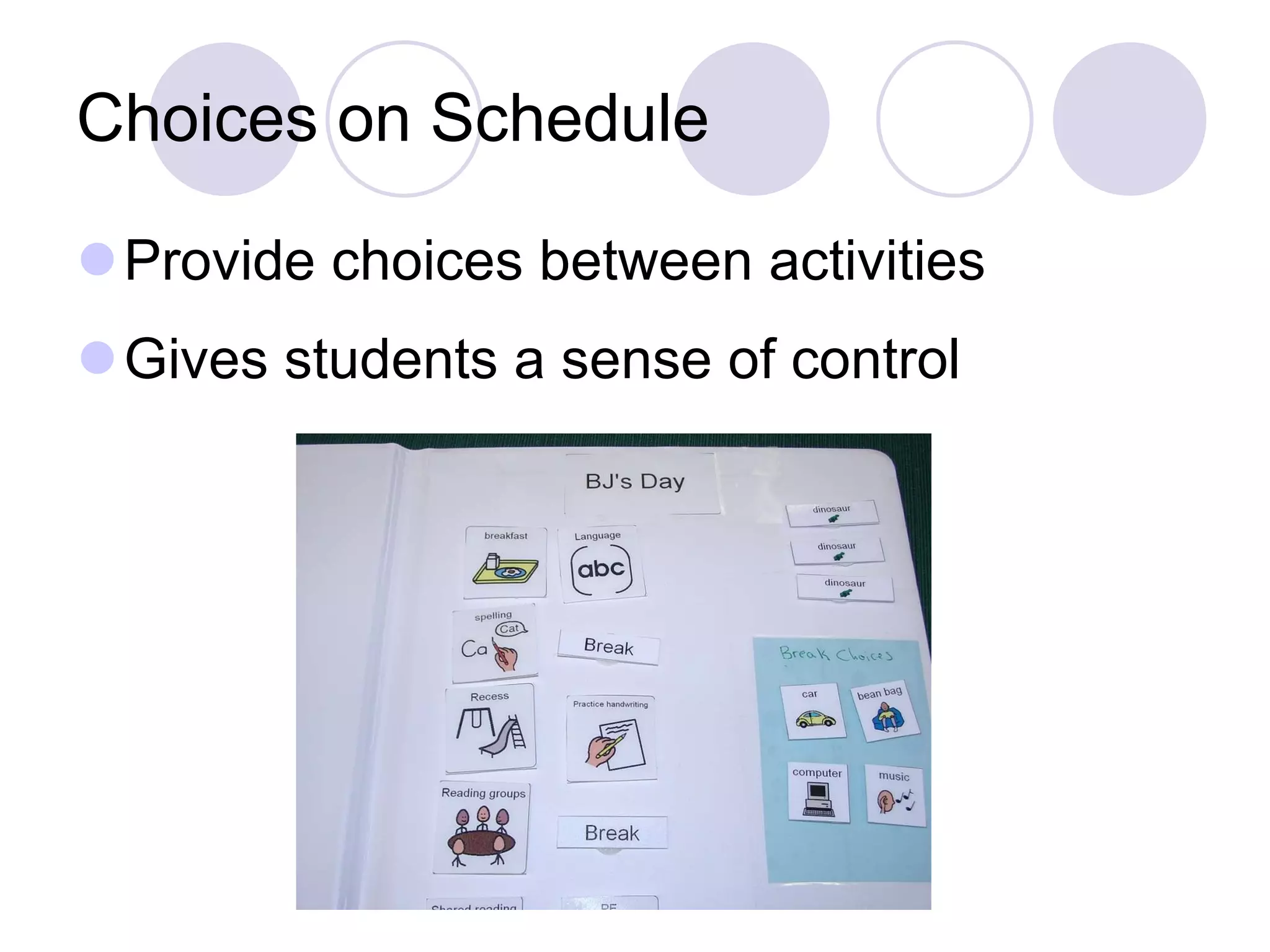 Visual schedules | PPT