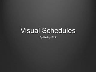 Visual schedules | PPTX