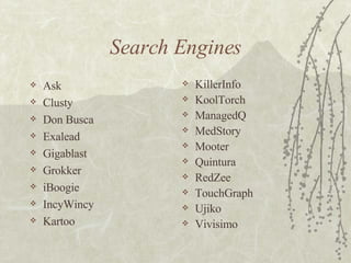 Visual & Clustering Search Engines as tools for concept generation ...