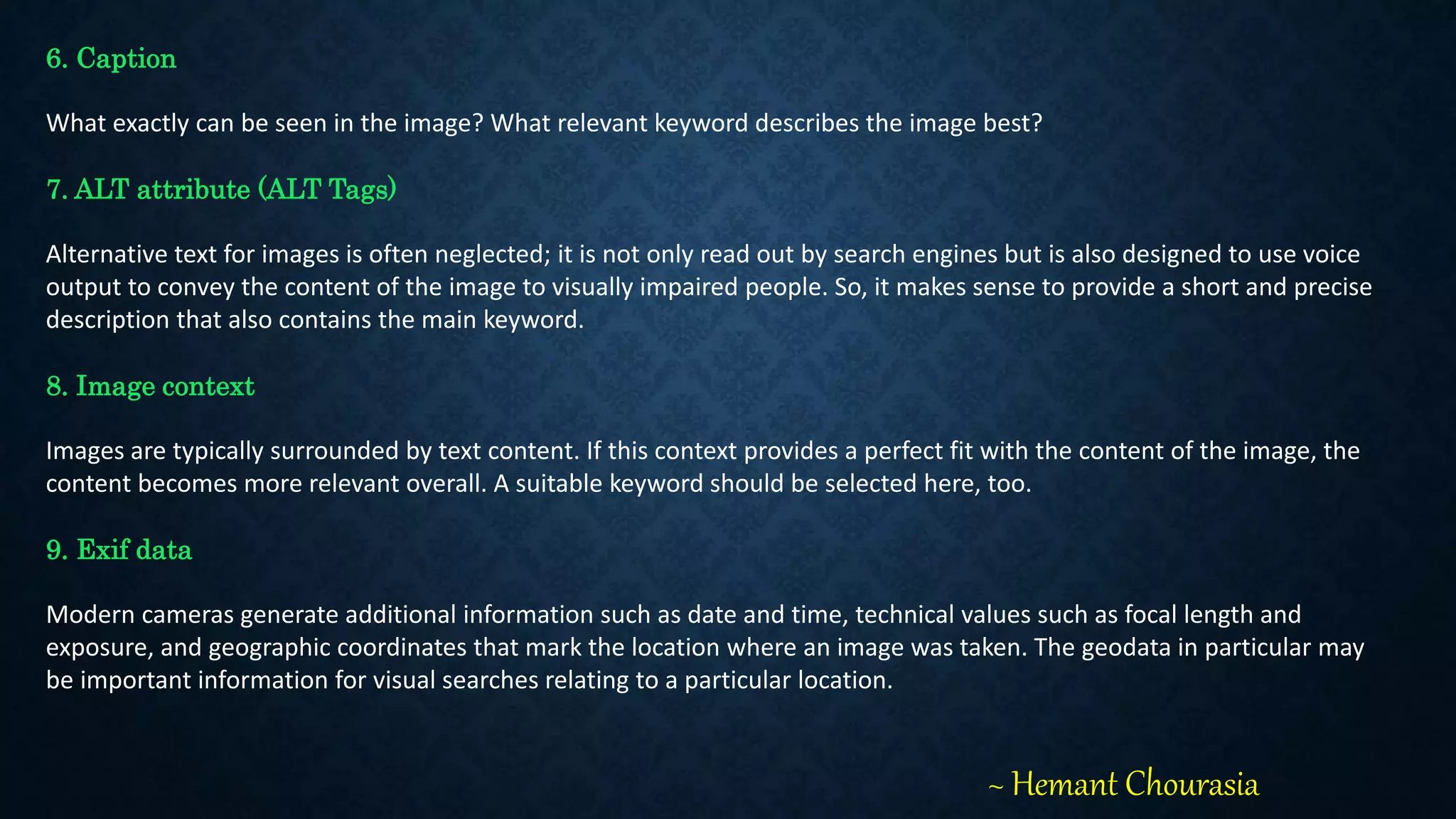 Visual Search and Image Search Optimization Techniques | PPTX