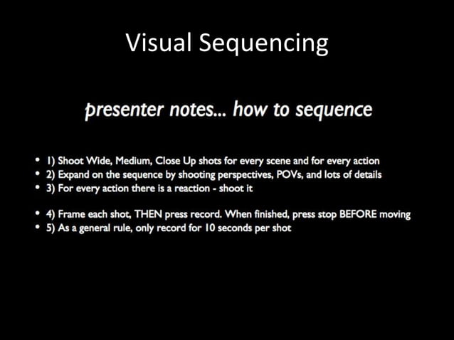 Visual sequencing | PPT