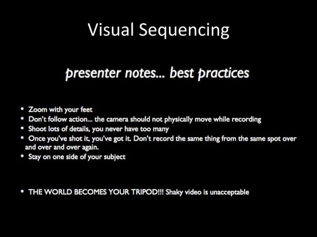 Visual sequencing | PPT