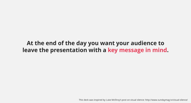 Visual Silence can help your PowerPoint slides | PPT