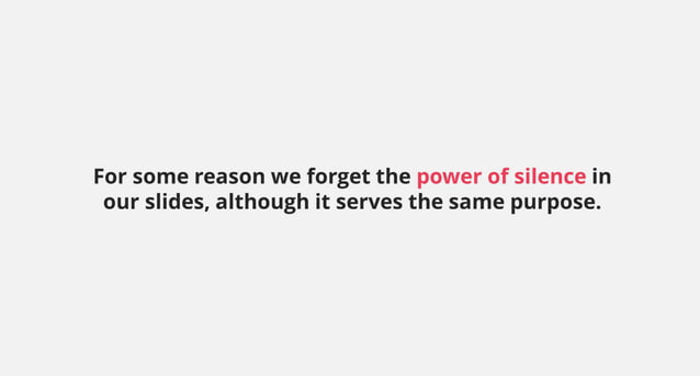 Visual Silence can help your PowerPoint slides | PPT