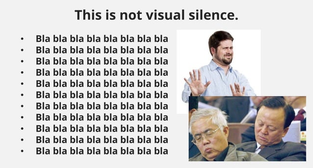 Visual Silence can help your PowerPoint slides | PPT | Free Download