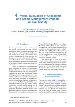 Visual soil evaluation- realizing potential crop production with ...