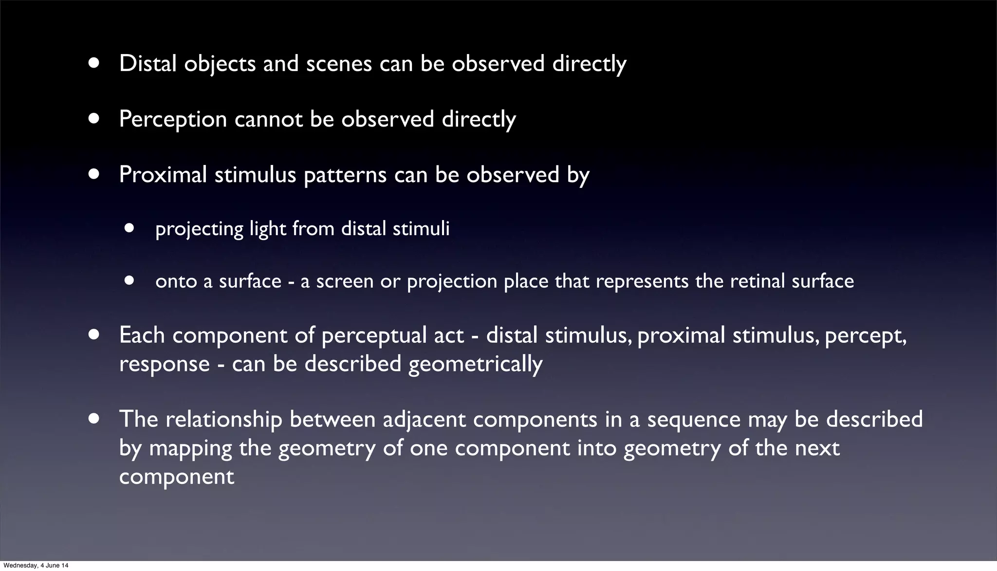 Visual space perception | PDF