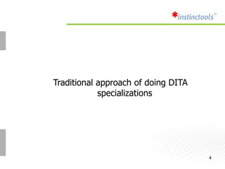 DITA Specialization: Tools for Visual Support | PPTX