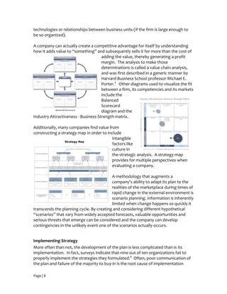 Visual Strategic Planning | PDF