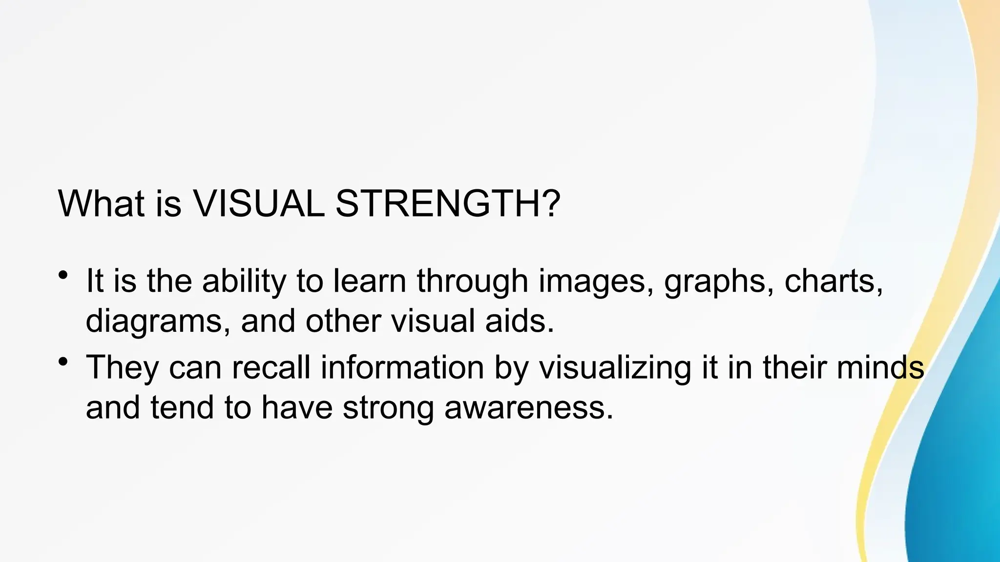 VISUAL STRENGTH advantages and disadvantages.pptx