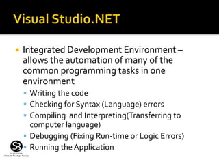 Visual studio.net