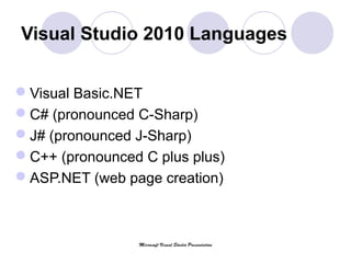 Visual Studio | PPT