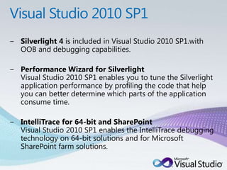 Visual Studio 2010 RTMtoSP1 | PPT