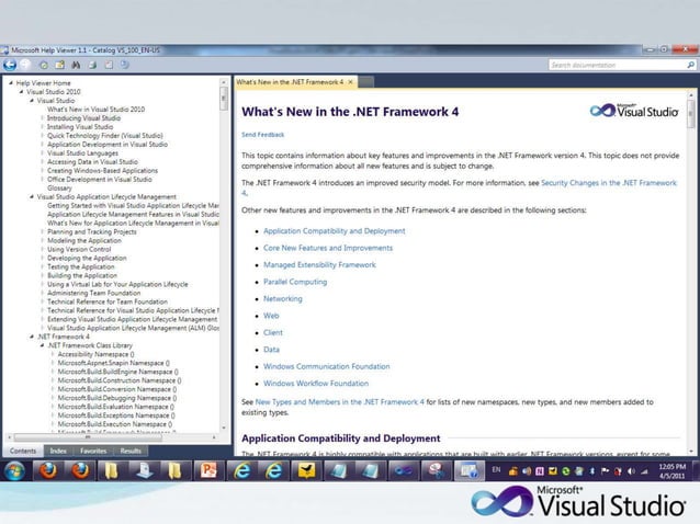Visual Studio 2010 RTMtoSP1 | PPTX | Computer Software and Applications | Computing