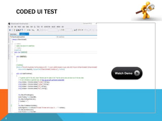 Visual studio Team system 2012 | PPT