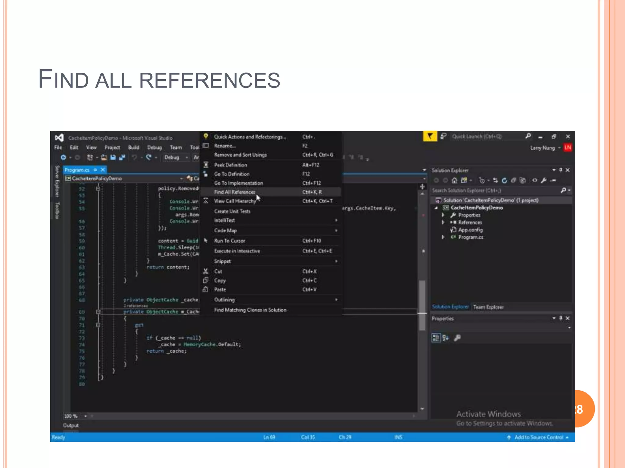 Visual studio 2017 | PPTX