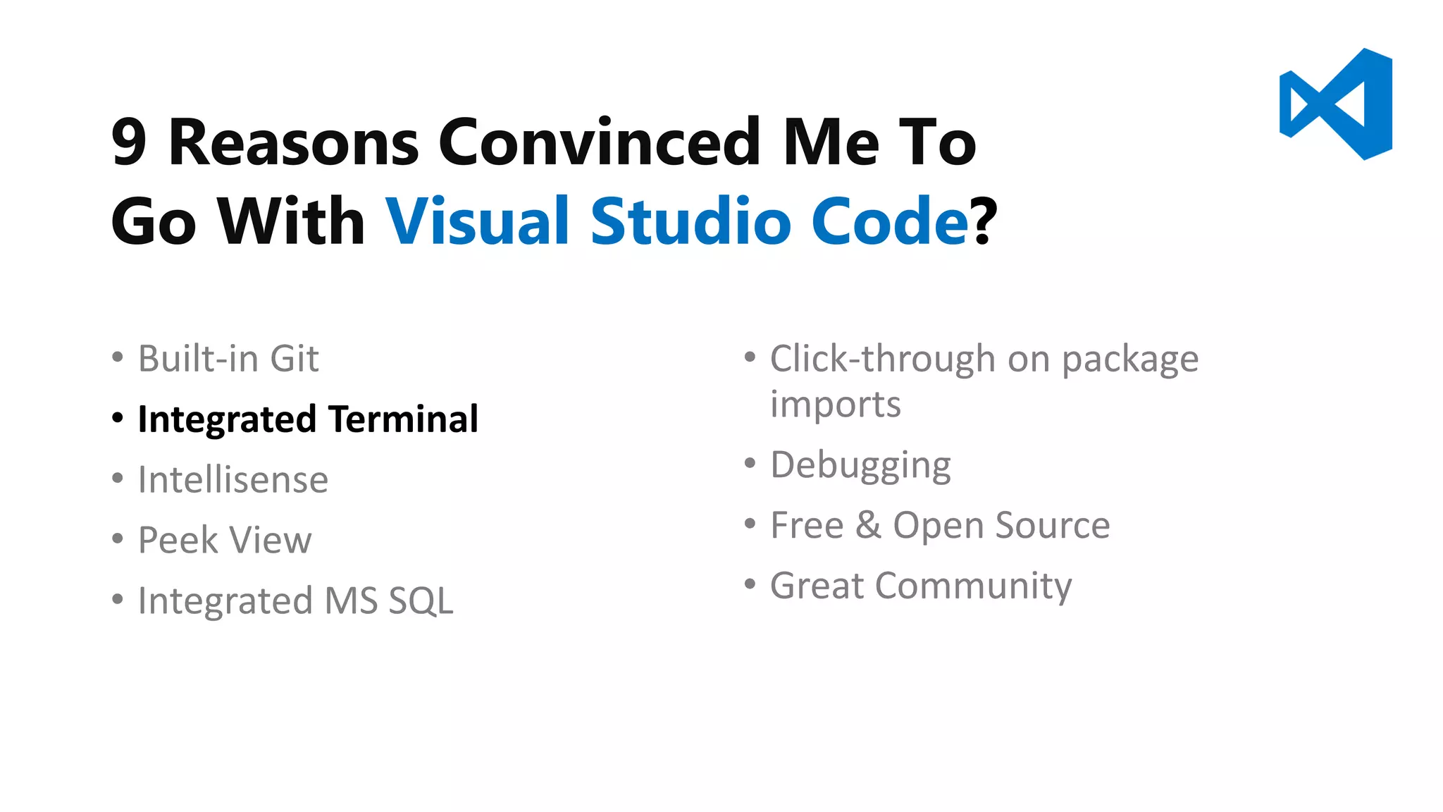 Visual Studio Code vs. Sublime Text | PPT