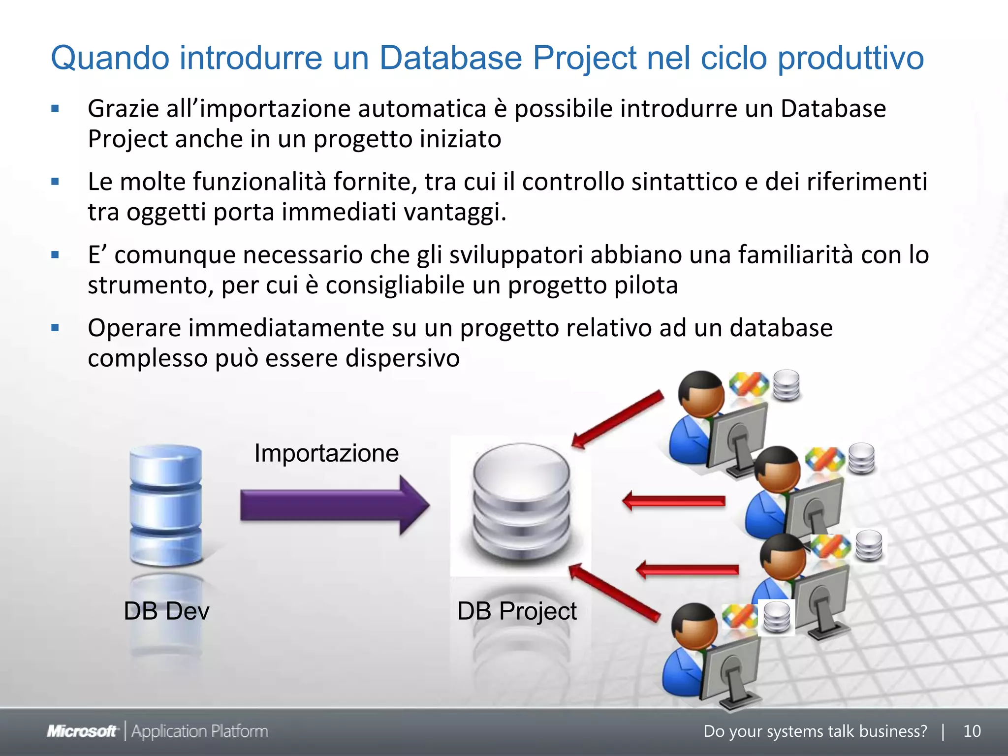 Database Project in Visual Studio 2010 | PPTX