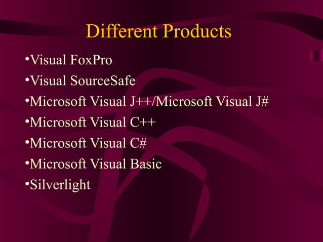 Visual Studio IDE | PPT | Programming Languages | Computing