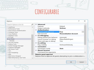 Visual studio live share e intellicode | PPTX | Programming Languages | Computing