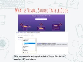 Visual studio live share e intellicode | PPTX | Programming Languages | Computing