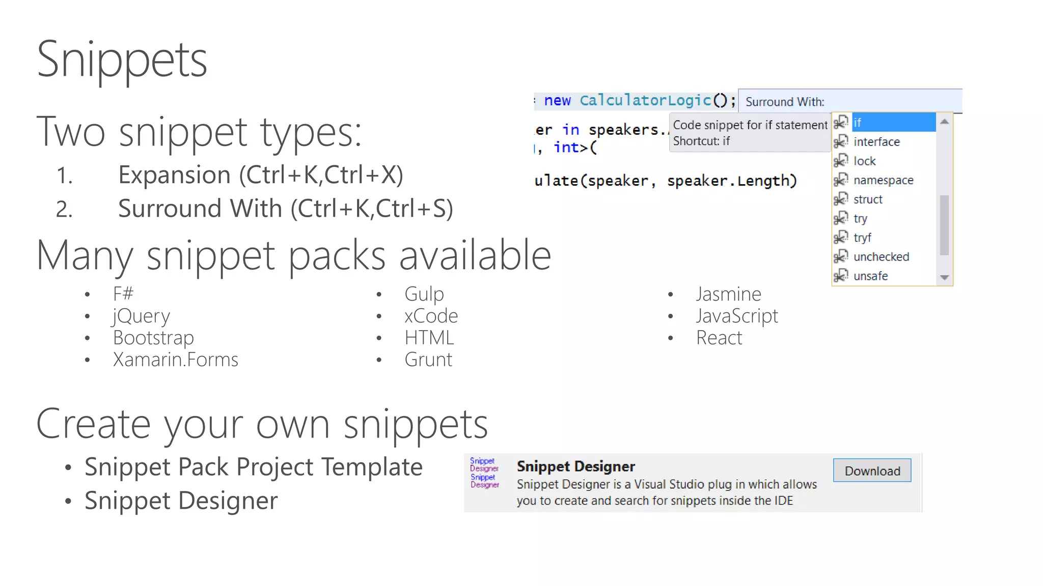 Visual Studio Productivity tips | PPT