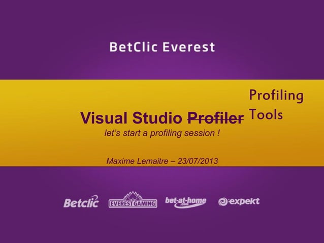 Visual Studio Profiler | PPT