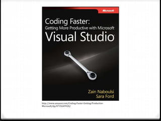 Visual Studio Tips and Tricks | PPTX