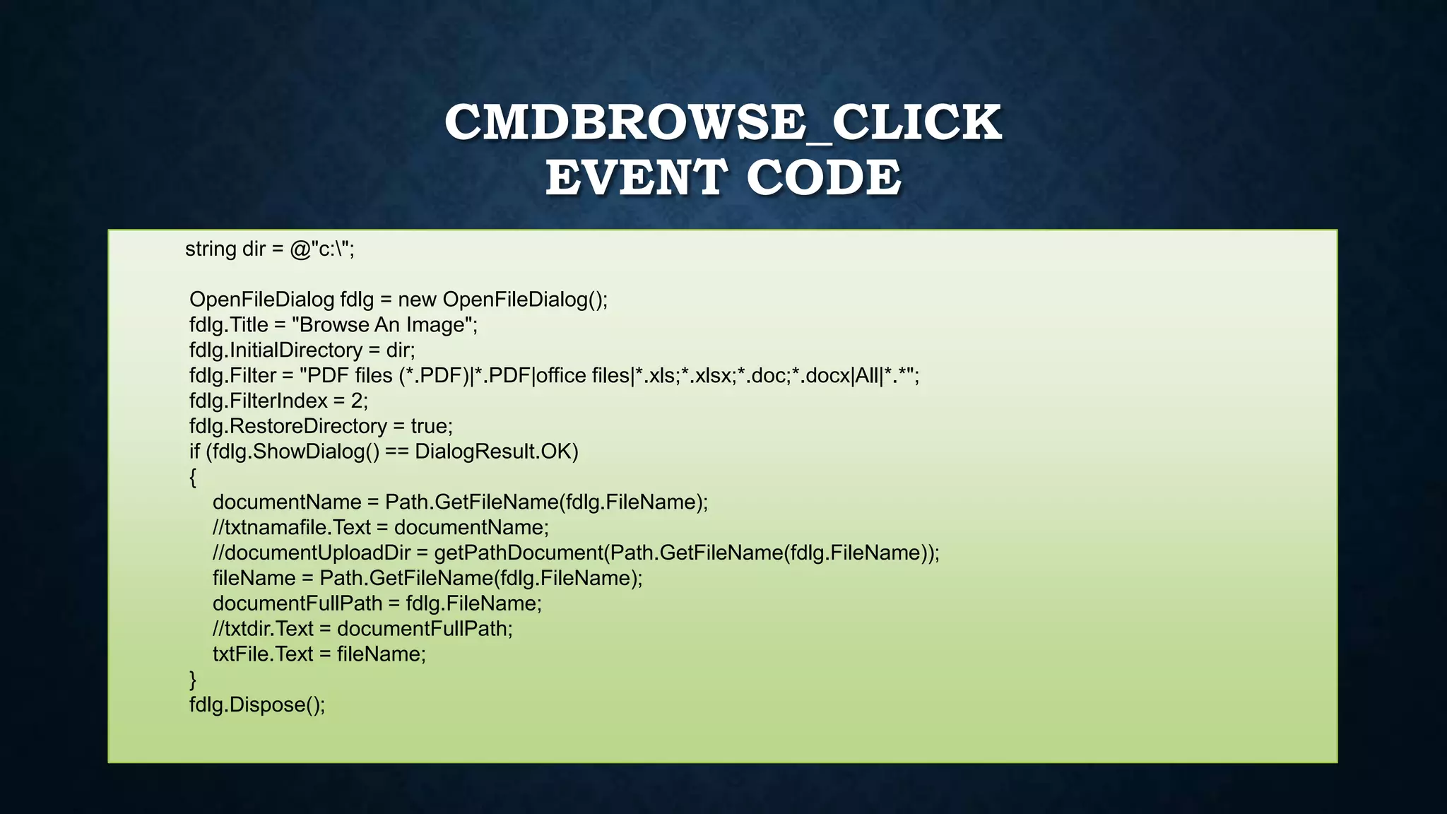 [Winform] Visual studio C# 2012 upload ftp | PPT