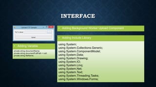 [Winform] Visual studio C# 2012 upload ftp | PPT