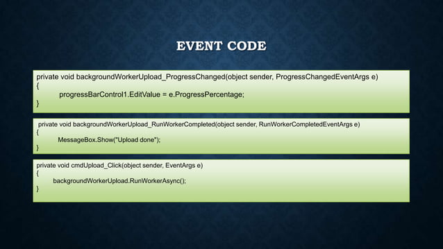 [Winform] Visual studio C# 2012 upload ftp | PPT
