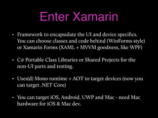 Visual studio + Xamarin equals love | PPT