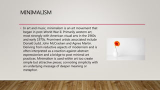 Visual styles blogpost | PPTX | Modern Art | Fine Art