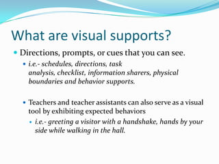 Visual supports seven shares | PPTX