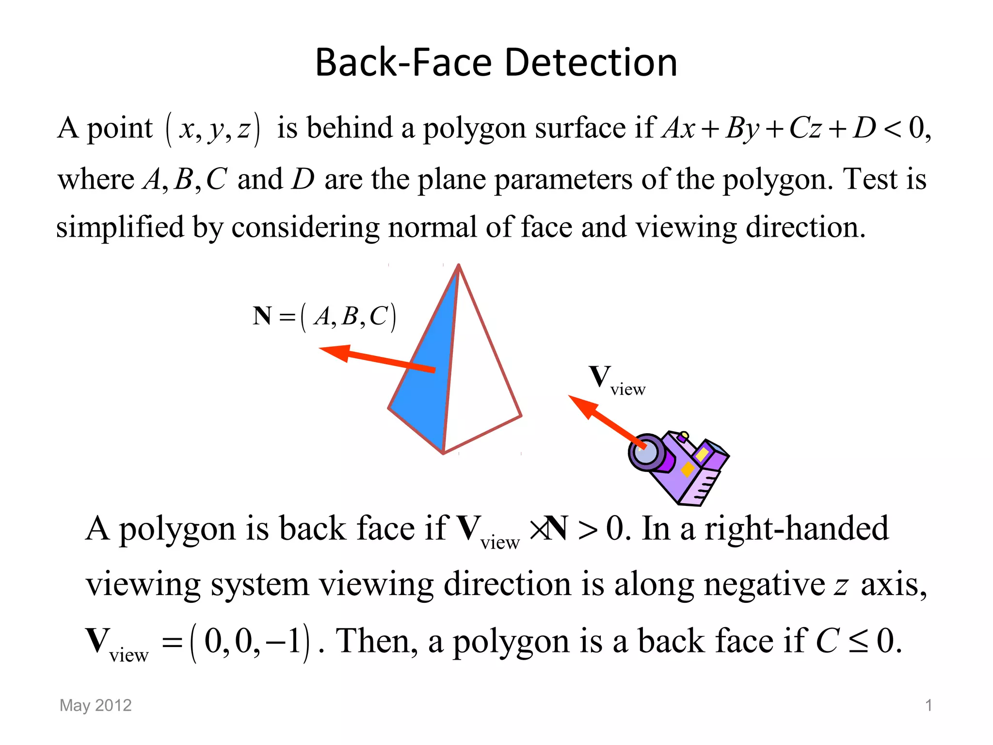 Visual surface detection i | PPT