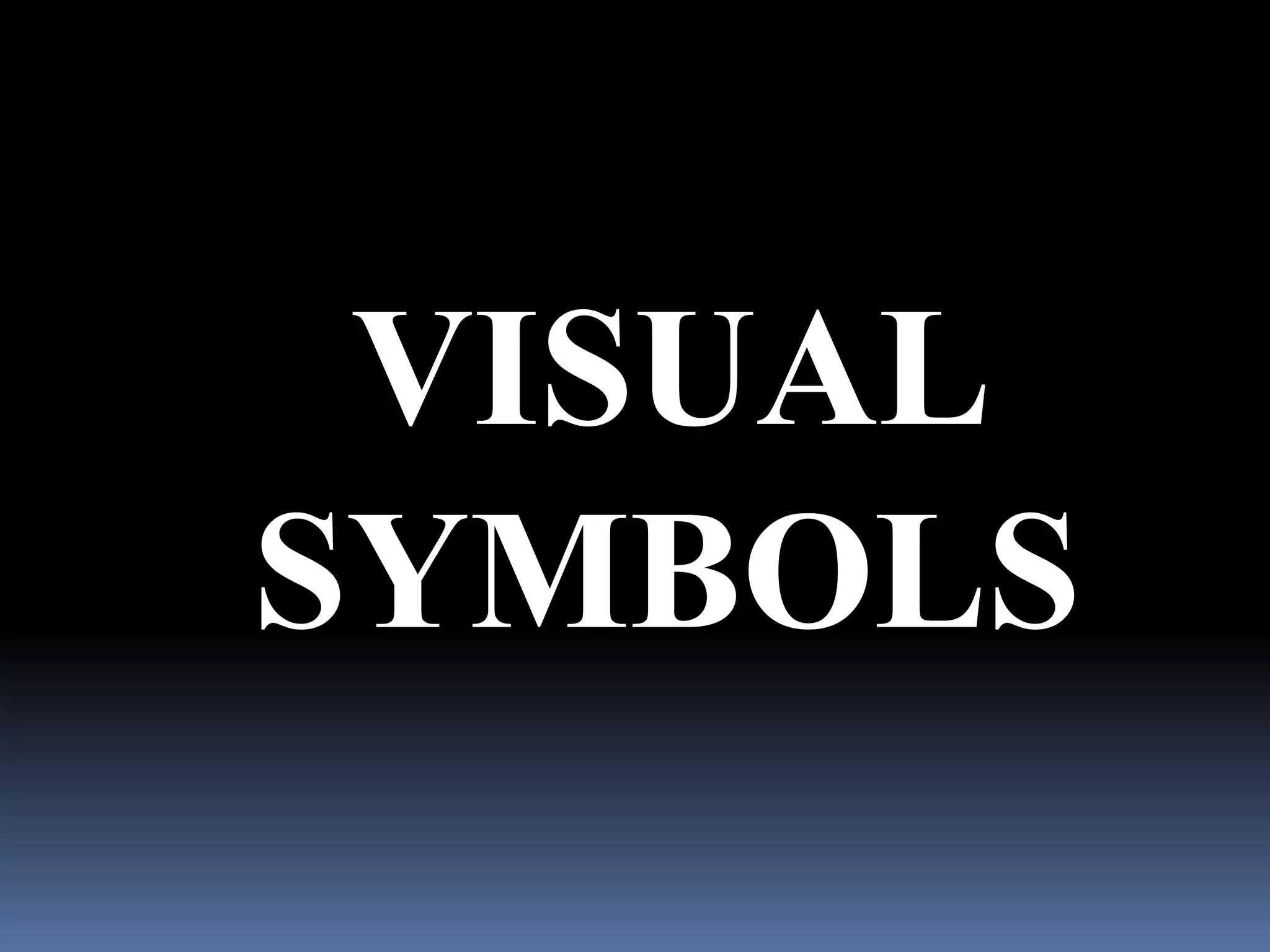 Visual symbols | PPTX