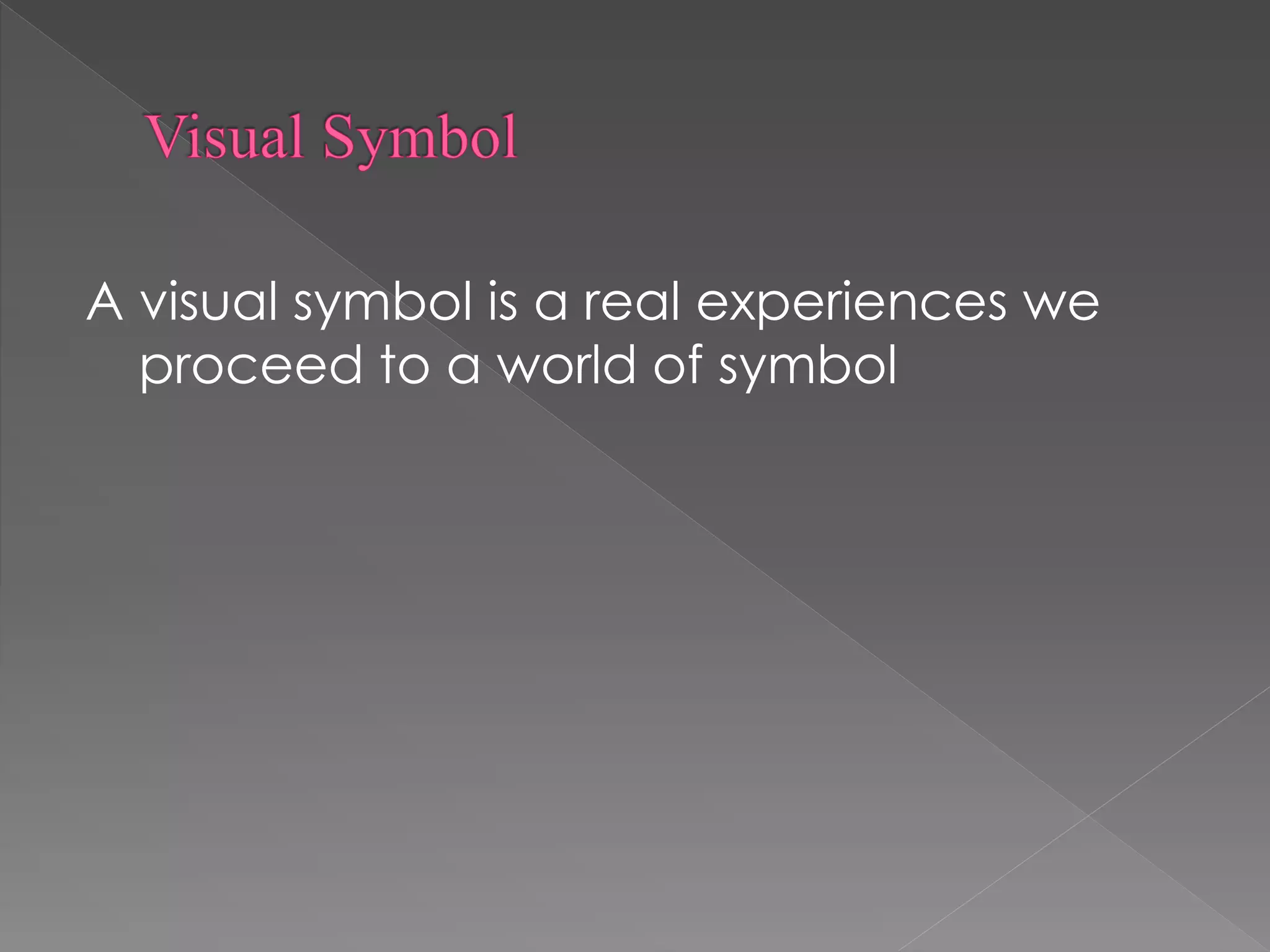 Visual symbols | PPTX